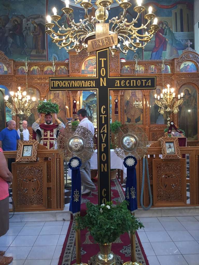 Η Ύψωση του Τιμίου Σταυρού στον Άγιο Σπυρίδωνα Πύργου - PatrisNews ...